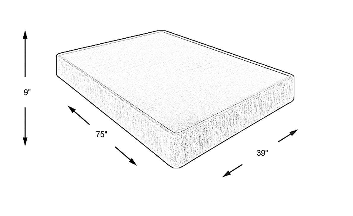 Scott Living Twin High Profile Foundation - Rooms To Go