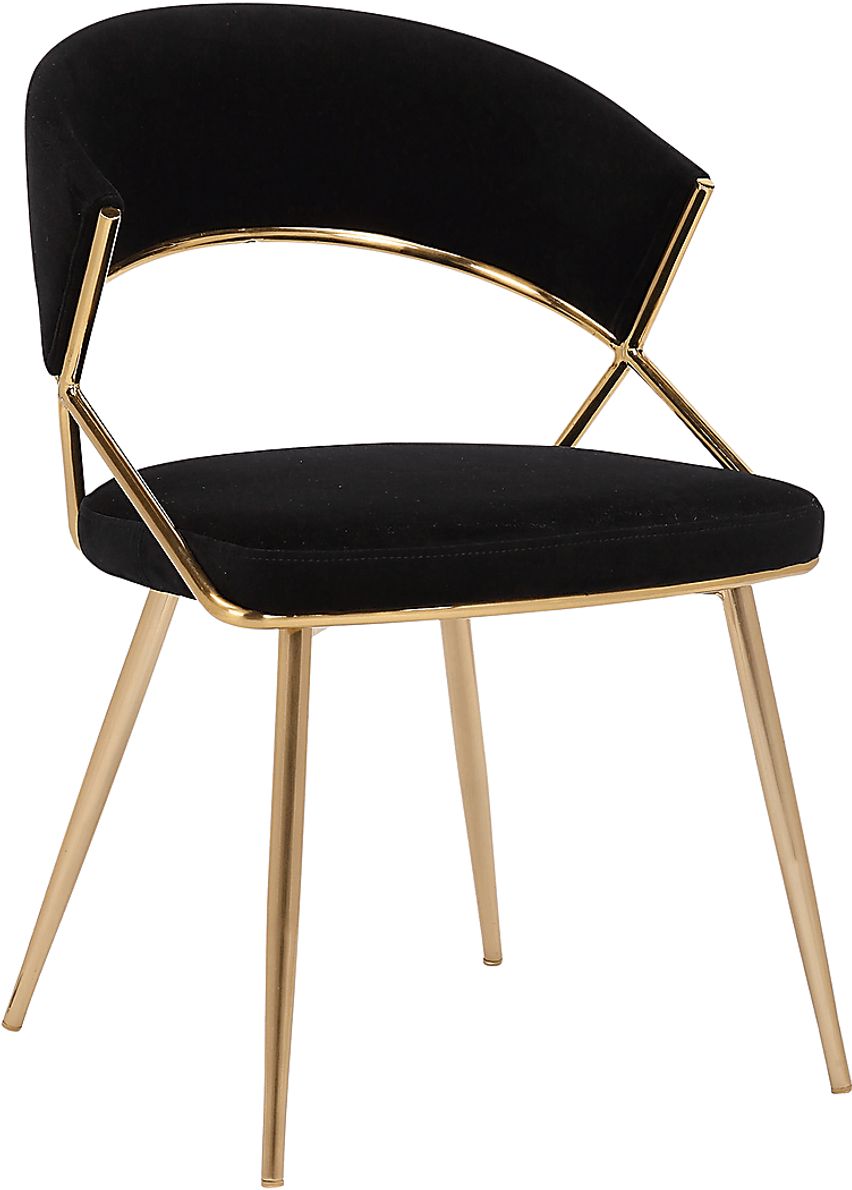Reverrend Black Side Chair, Set of 2 - Rooms To Go