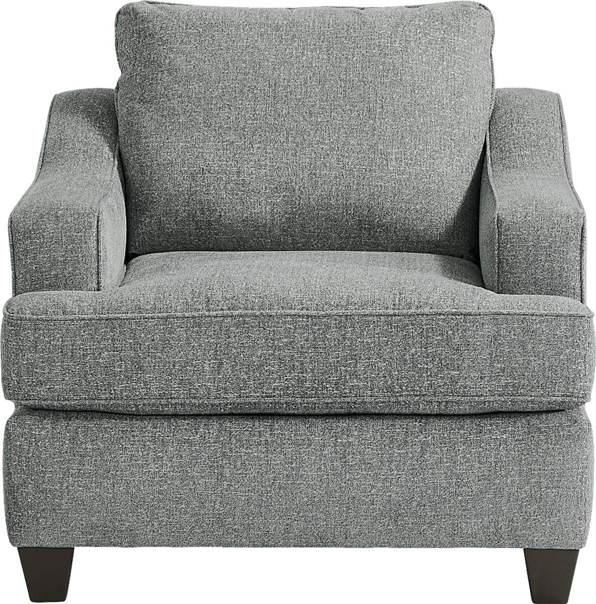 Riley 3 Pc Blue Chenille Fabric Living Room Set With Sofa, Loveseat ...