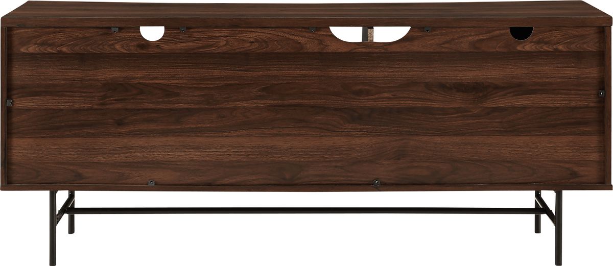 Rillridge Walnut Dark Wood 60 in. Console | Rooms to Go