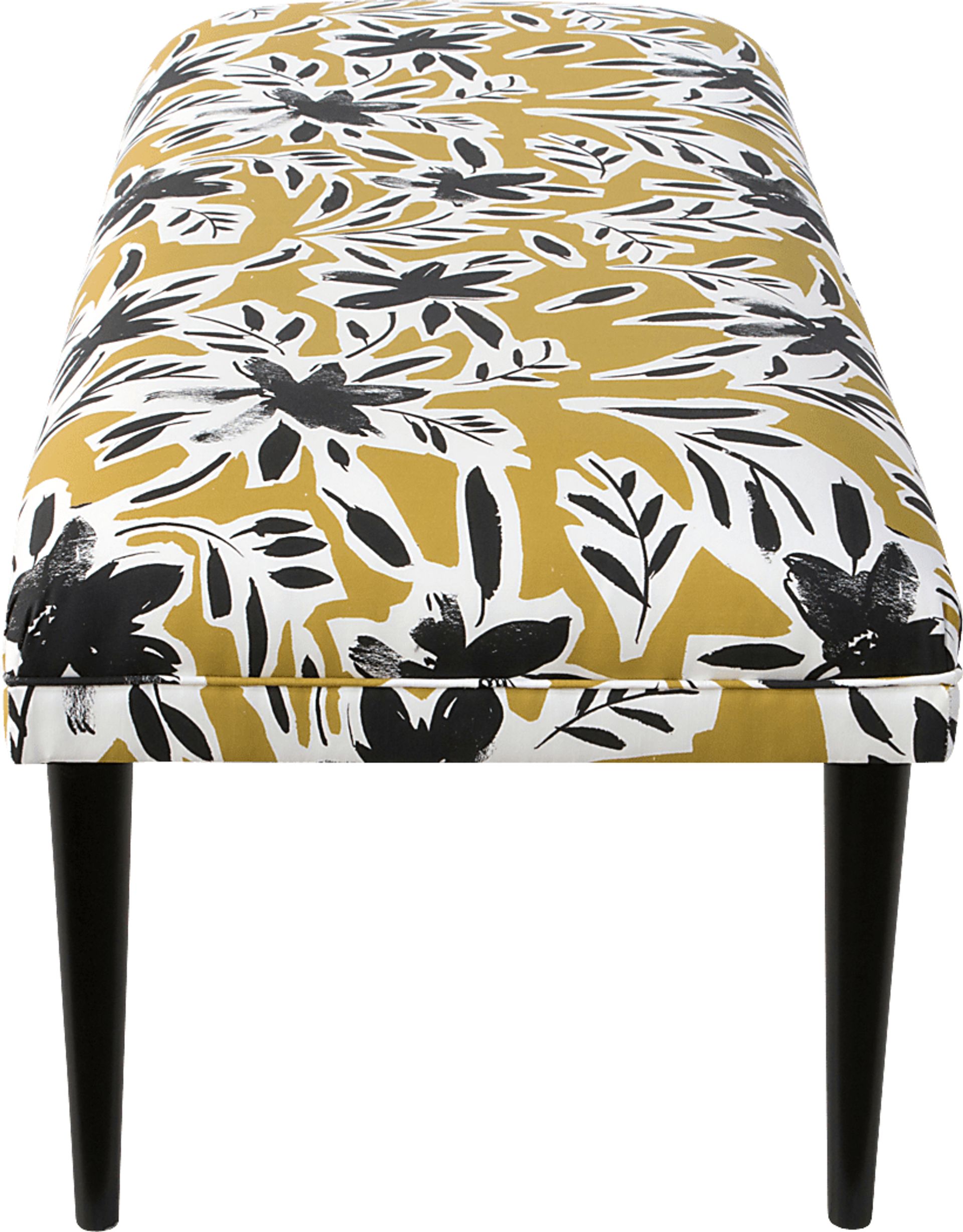 Riona Yellow Accent Bench | Rooms to Go