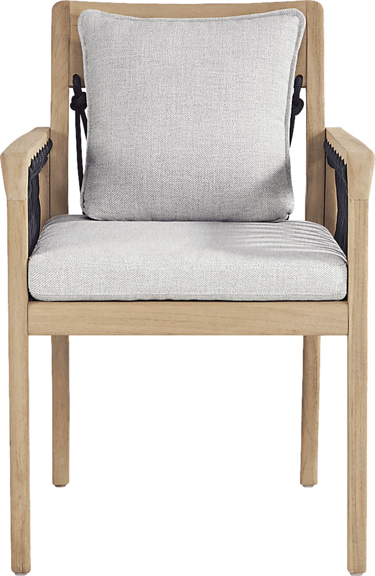 Riva 7 Pc Blonde Light Wood Dove Beige,Gray Teak Outdoor Dining Set ...