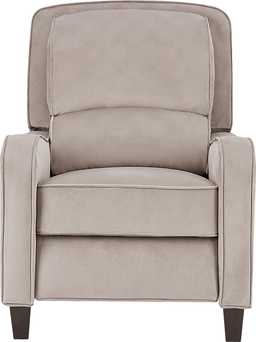 Rivendell Tan Beige,Brown Polyester Fabric Recliner | Rooms to Go