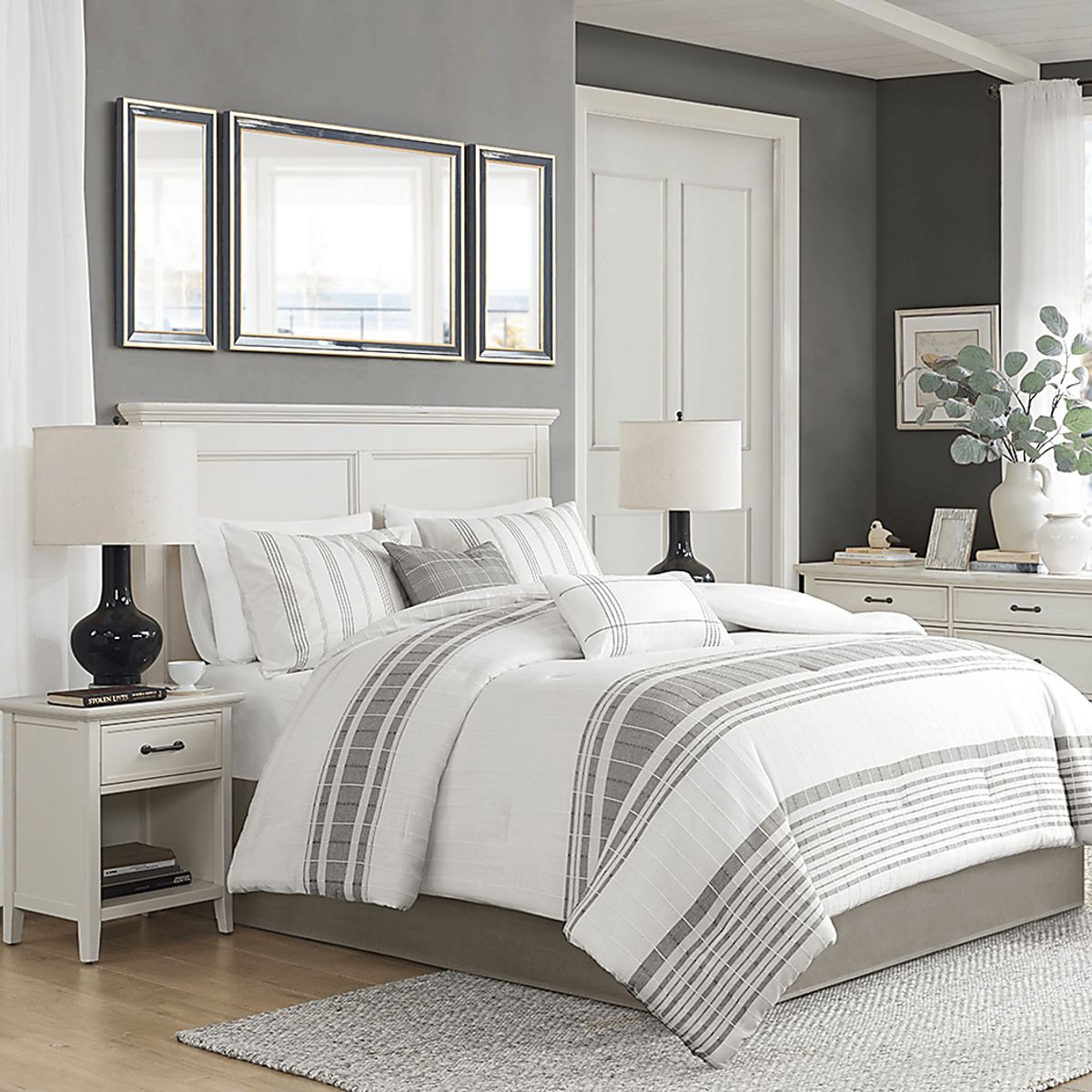 Rober Gray 6 Pc King Comforter Set | Rooms to Go
