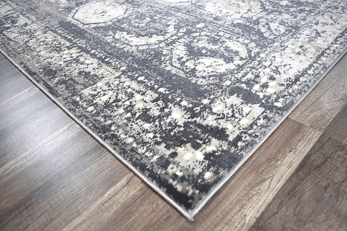 Rochen Slate Gray Rug | Rooms to Go