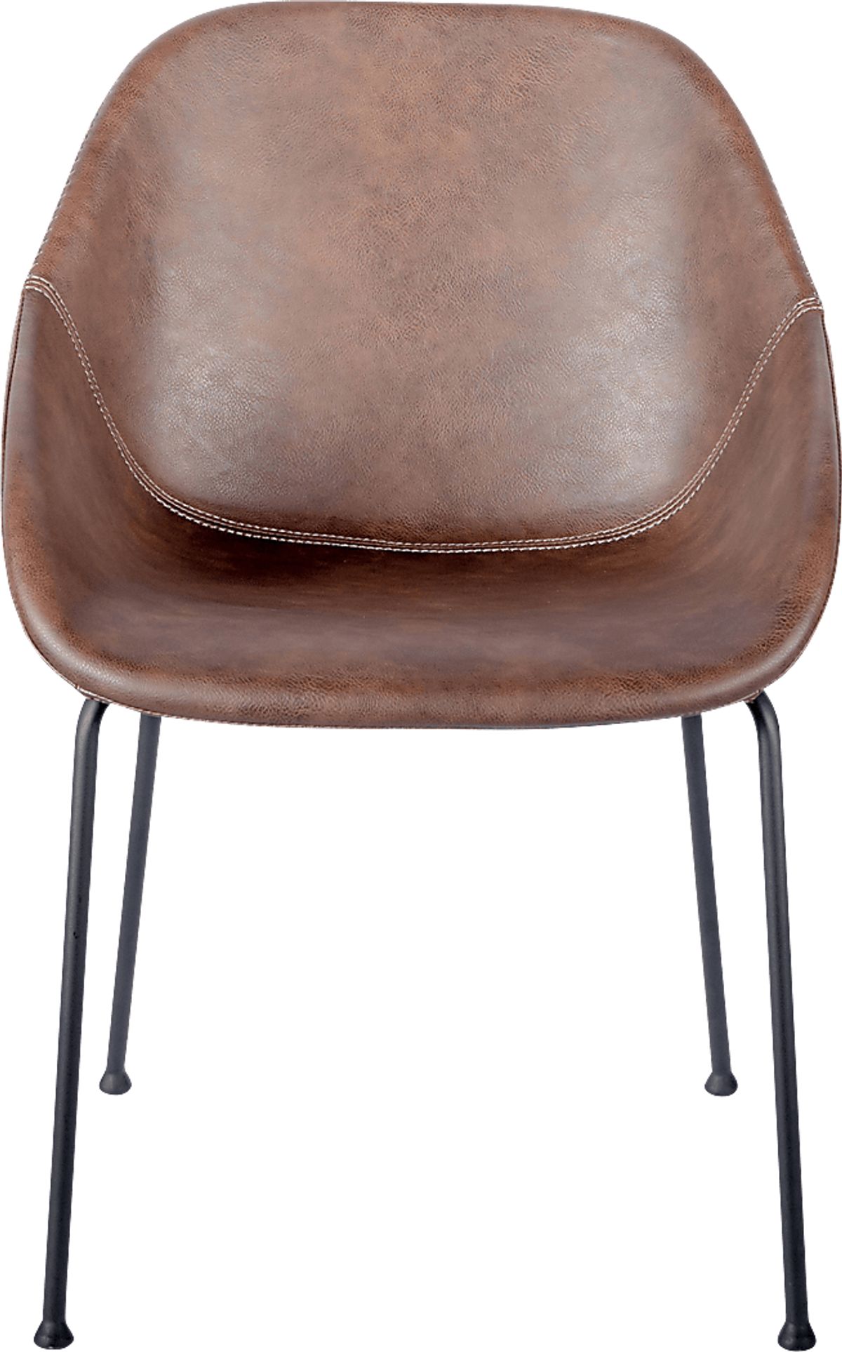 Rockcress Brown Synthetic Fabric Dining Chair | Rooms to Go