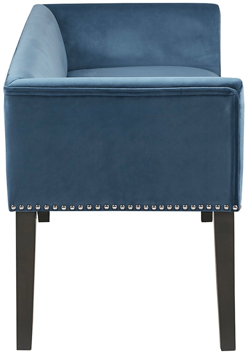 Rockglen Blue Accent Bench - Rooms To Go