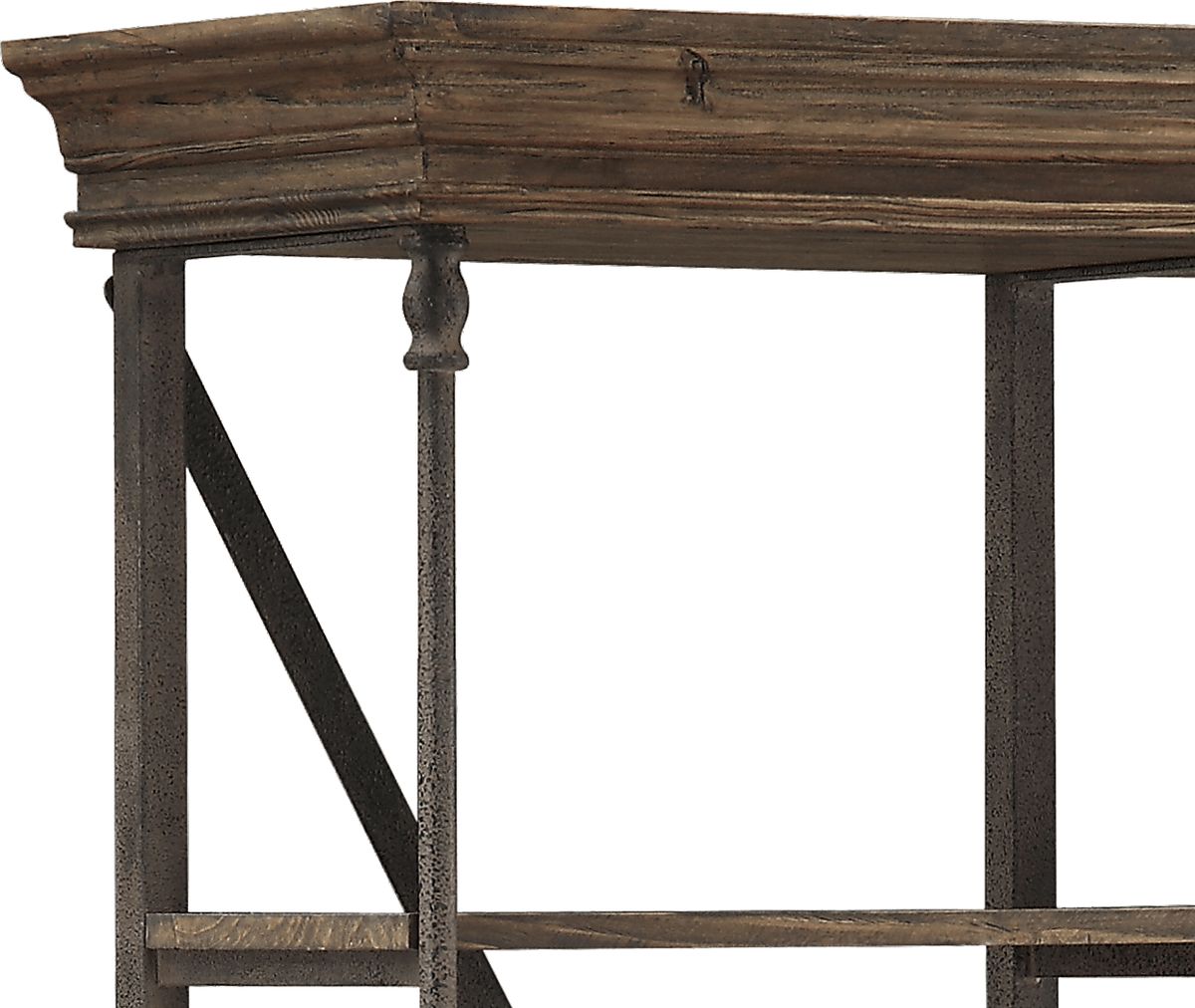 Rodrick Brown Dark Wood Bookcase | Rooms to Go