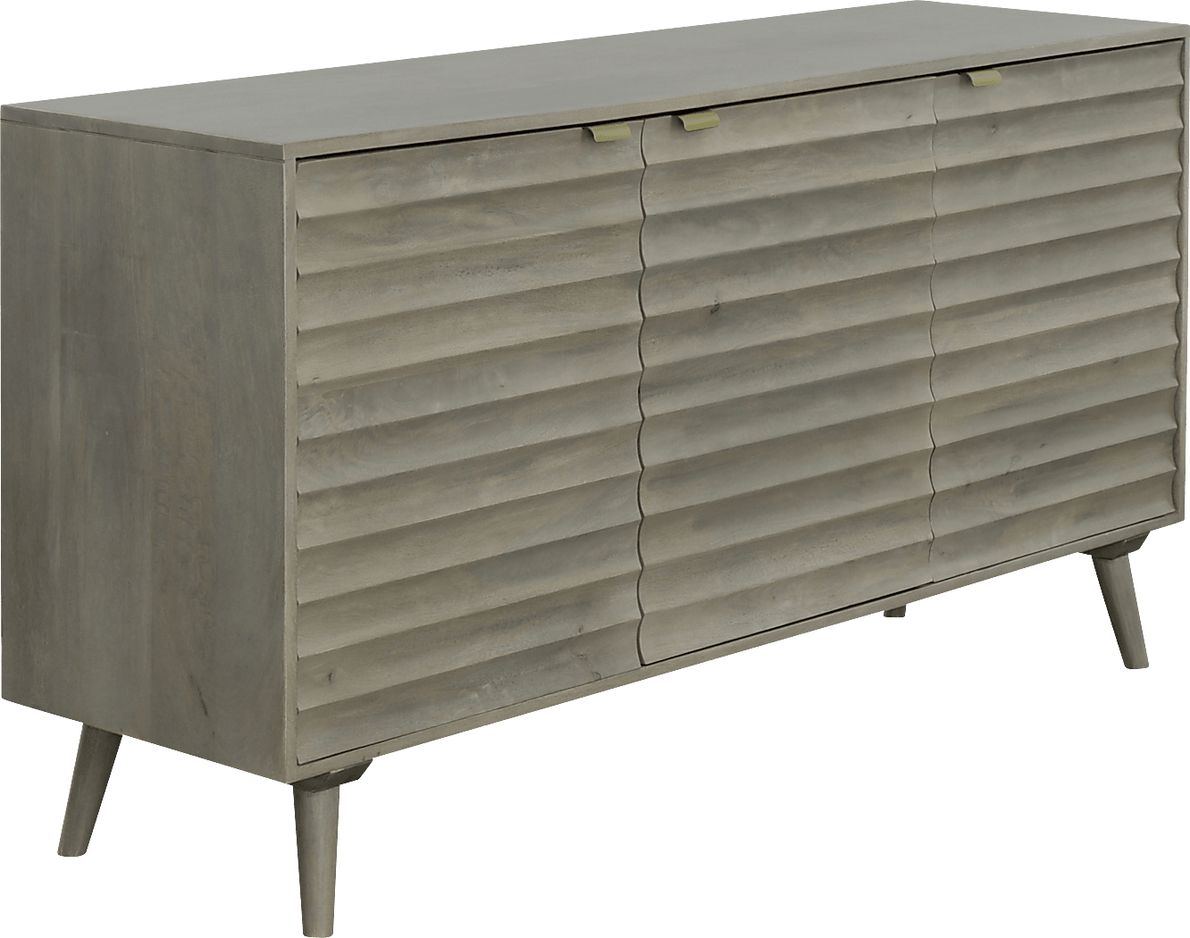 Romines Gray Credenza - Rooms To Go