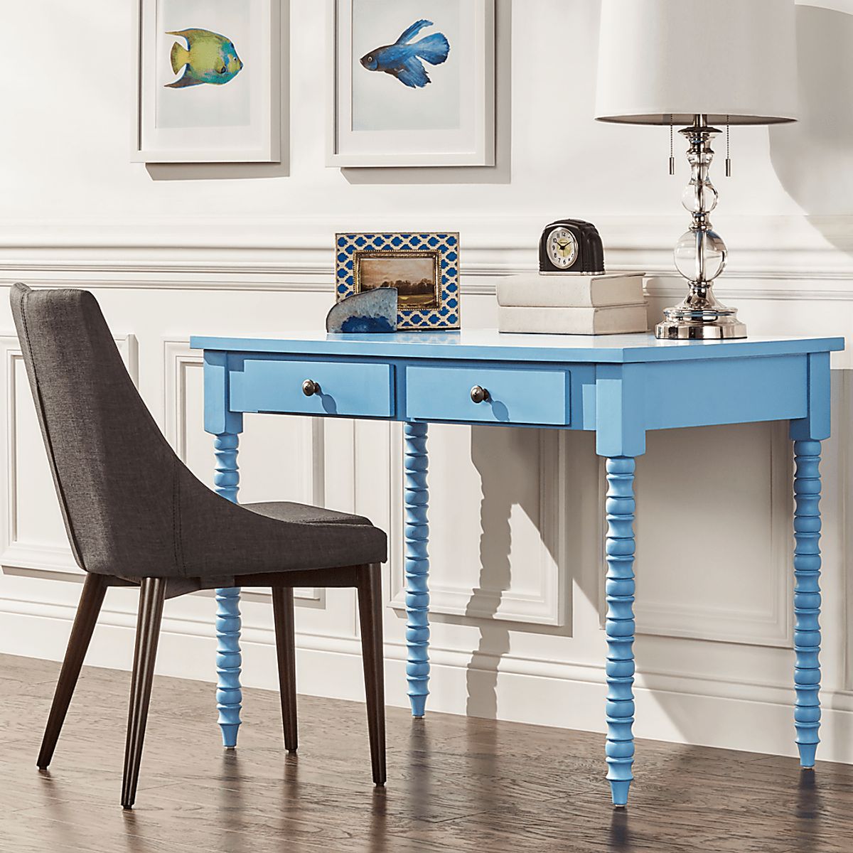 Ronia Blue Colors Desk | Rooms to Go