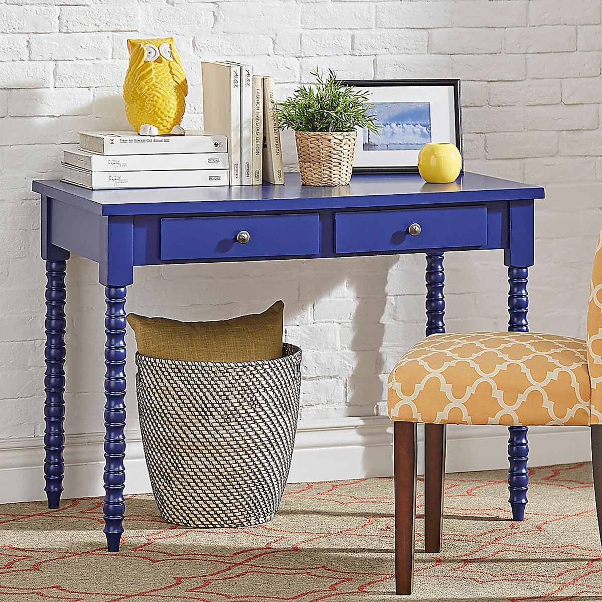 Ronia Navy Colors Desk | Rooms to Go
