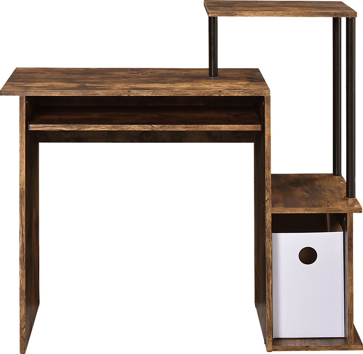 Roseny Brown Desk - Rooms To Go