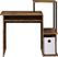Roseny Brown Desk - Rooms To Go