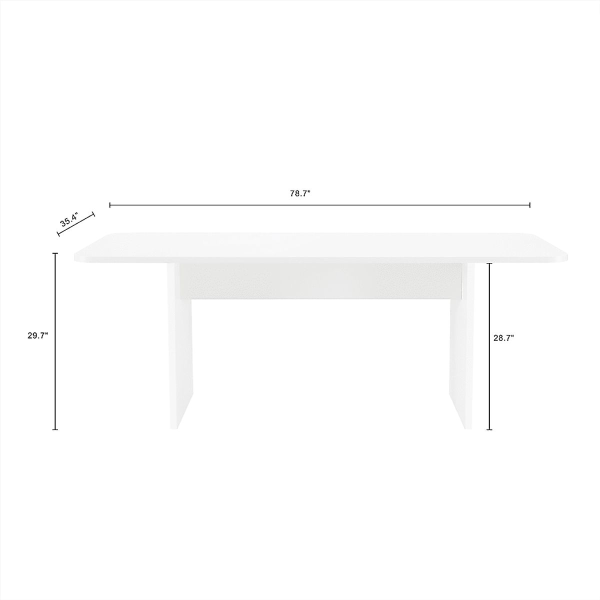 Rosepointan White Colors,White Dining Table | Rooms to Go