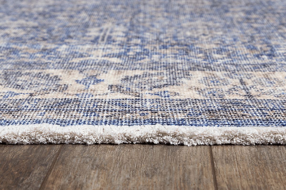 Roseris Blue Rugs | Rooms to Go