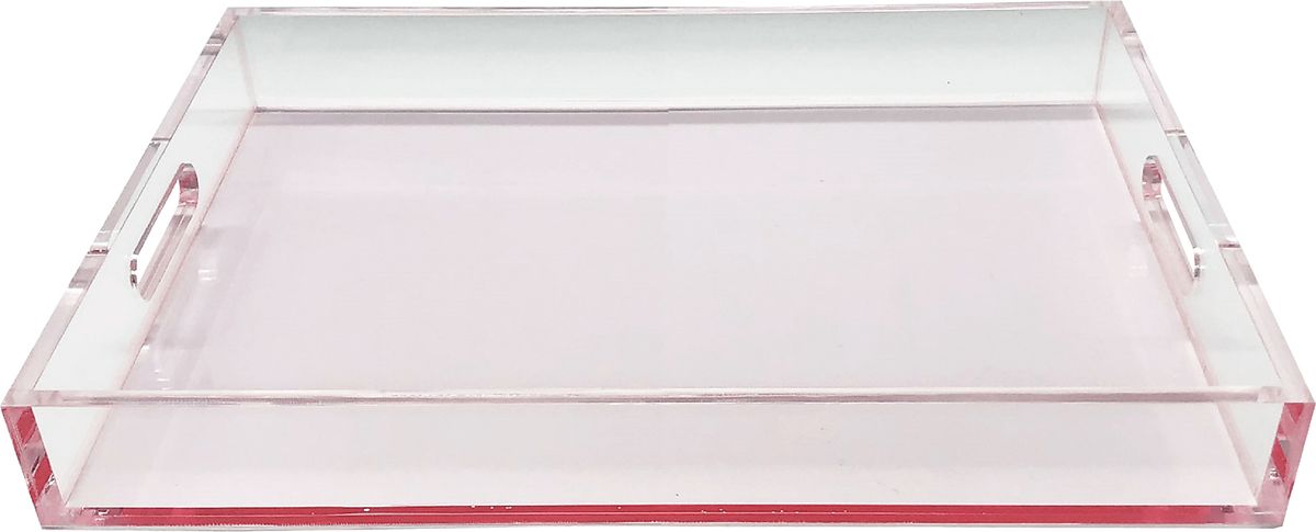 Roseware Light Pink Tray | Rooms to Go