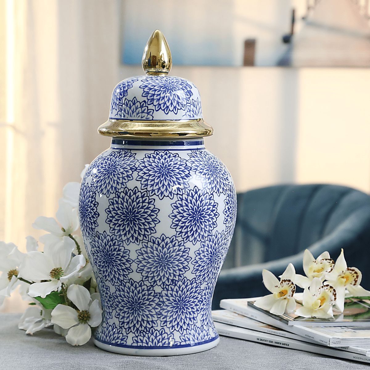 Rossitter Blue Colors Jar | Rooms to Go