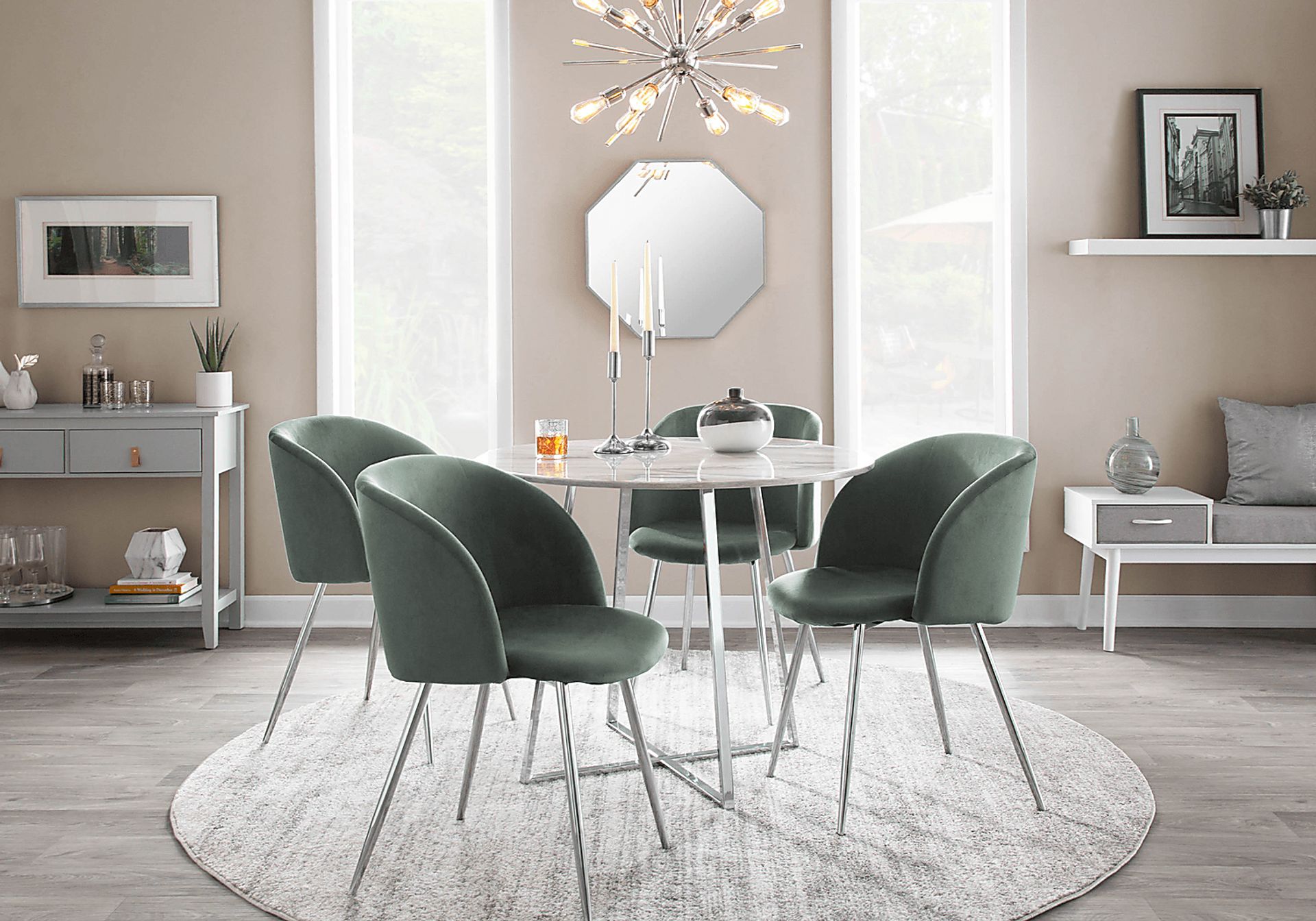 Roxton Green Colors Dining Chair, Set Of 2 | Rooms to Go