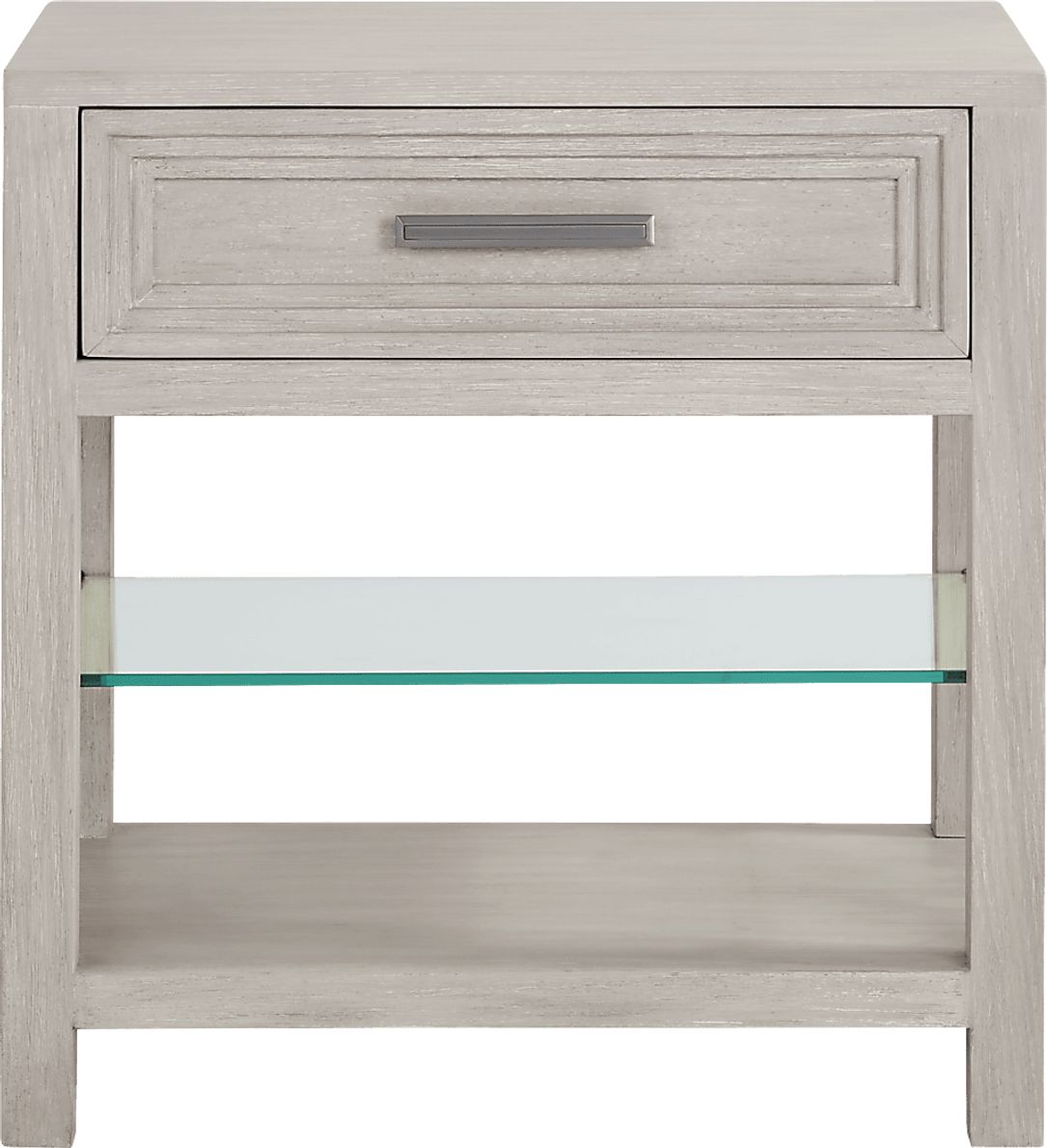 Cindy Crawford Royal Park Ivory Light Wood,White Nightstand - Rooms To Go