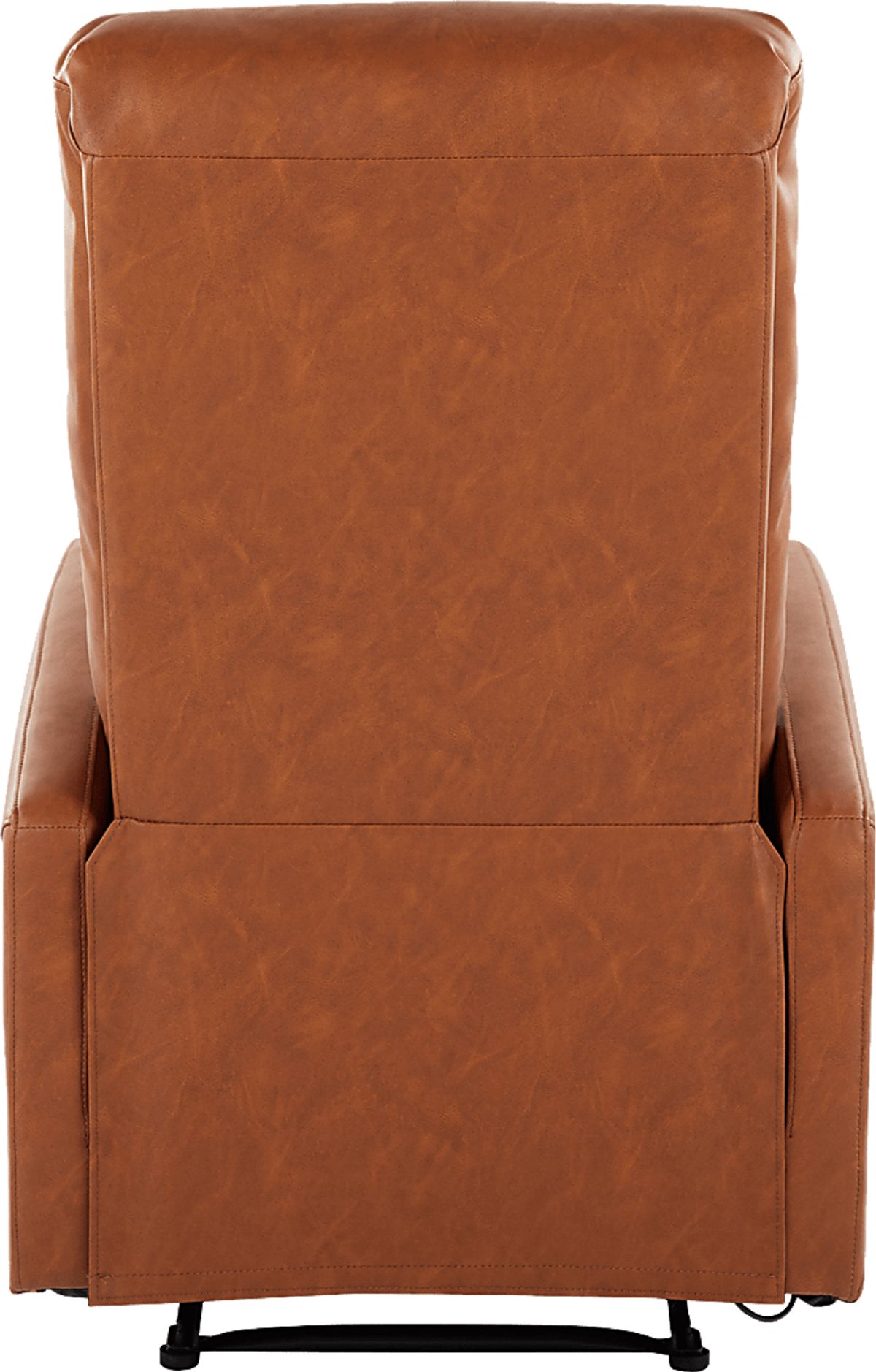 Royervista Camel Brown Polyurethane Fabric Recliner | Rooms to Go