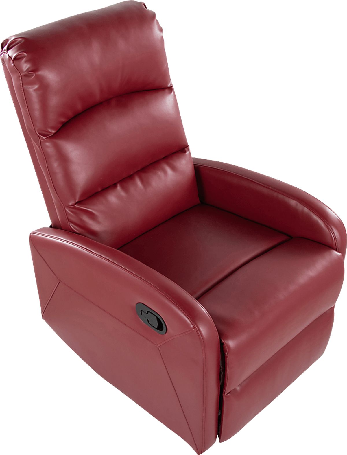 Royervista Red Colors Polyurethane Fabric Recliner | Rooms to Go