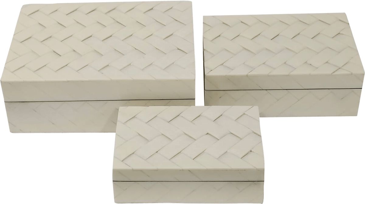 Ruble Beige Colors,Light Wood,White Box, Set Of 3 | Rooms to Go