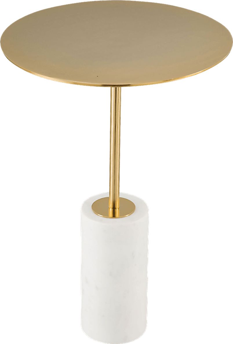 Rudyard Gold Accent Table - Rooms To Go