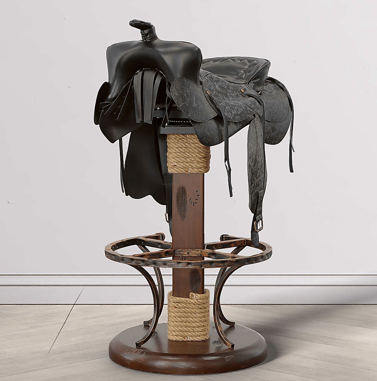 Rulen Brown Barstool | Rooms to Go