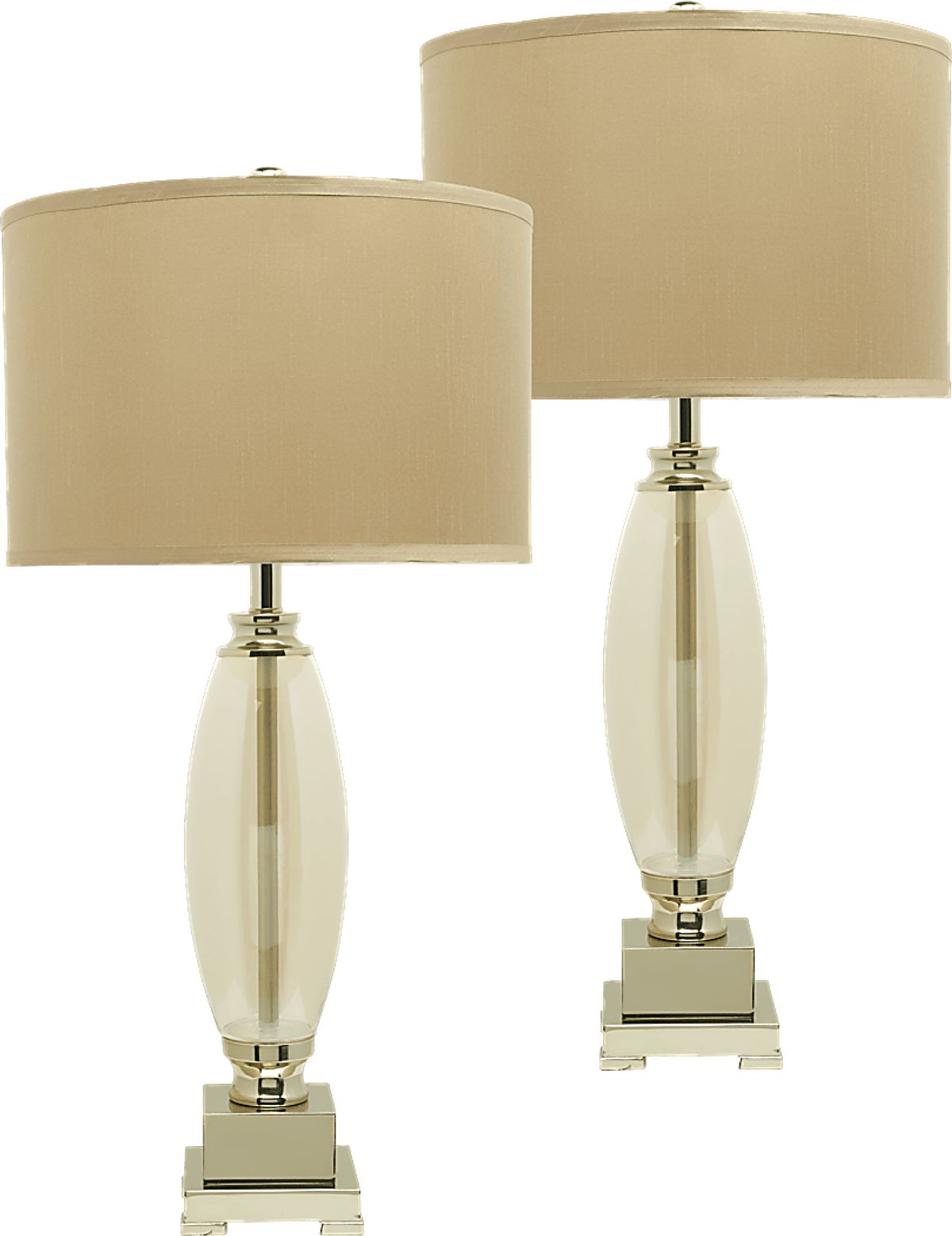 Rumford Gold Colors,Metal Set Of 2 Lamps | Rooms to Go