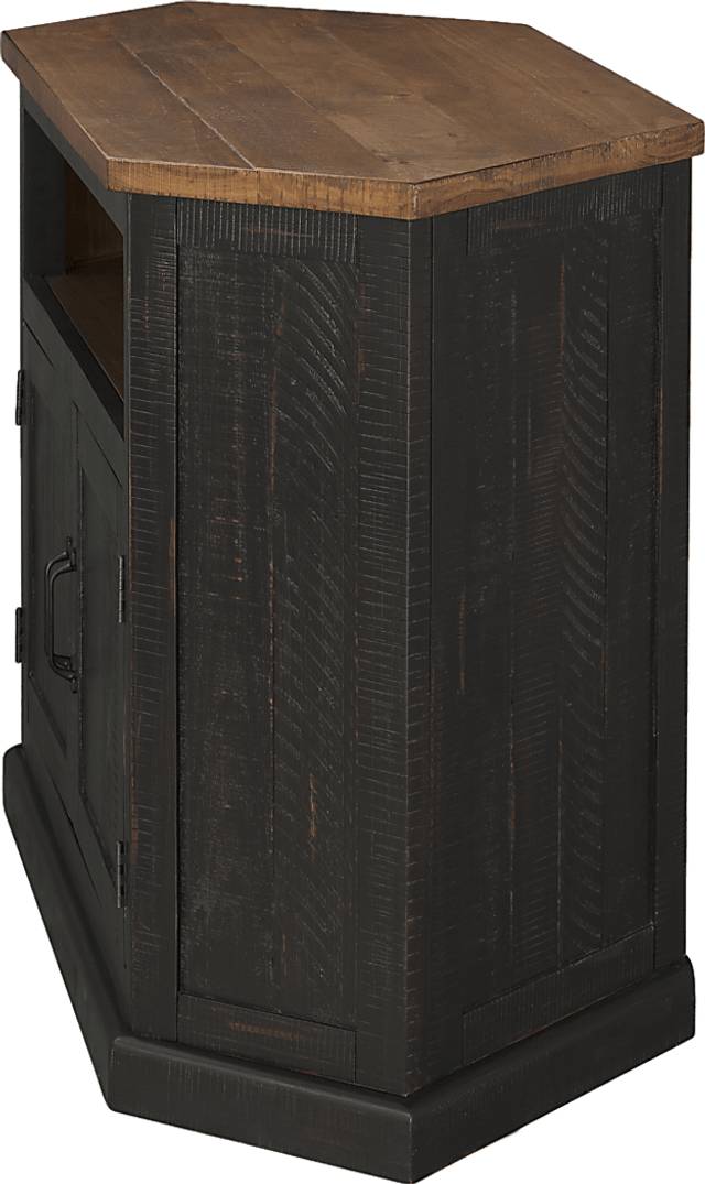 Rustic Path Black Black,Colors 49.5 in. Console | Rooms to Go