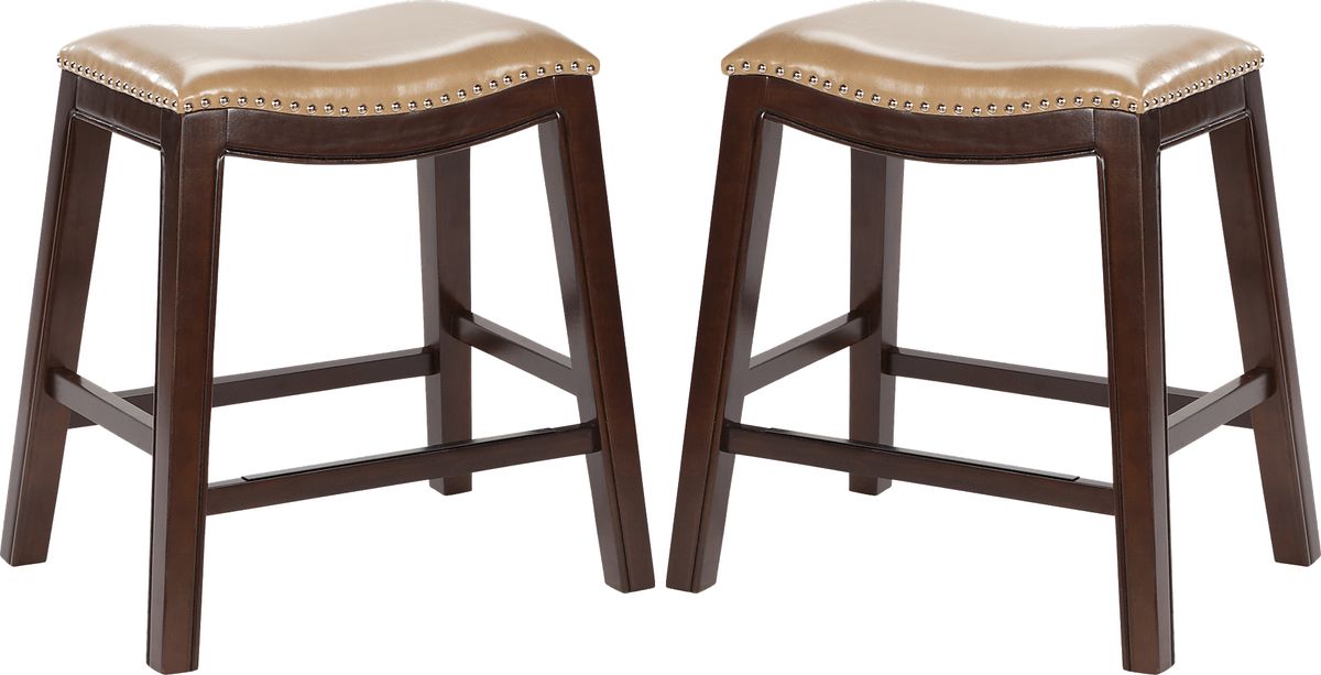 Ryan Lane Merlot Dark Wood Barstools | Rooms to Go