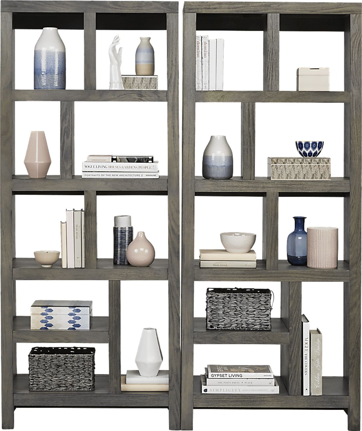 Ryder II Gray 2 Pc Room Divider | Rooms to Go