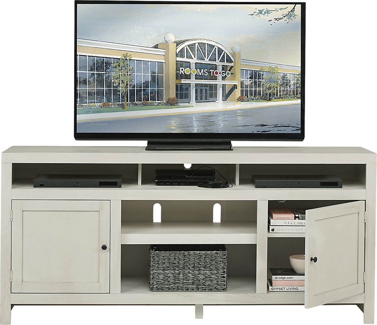 Ryder II White Colors,White Console | Rooms to Go