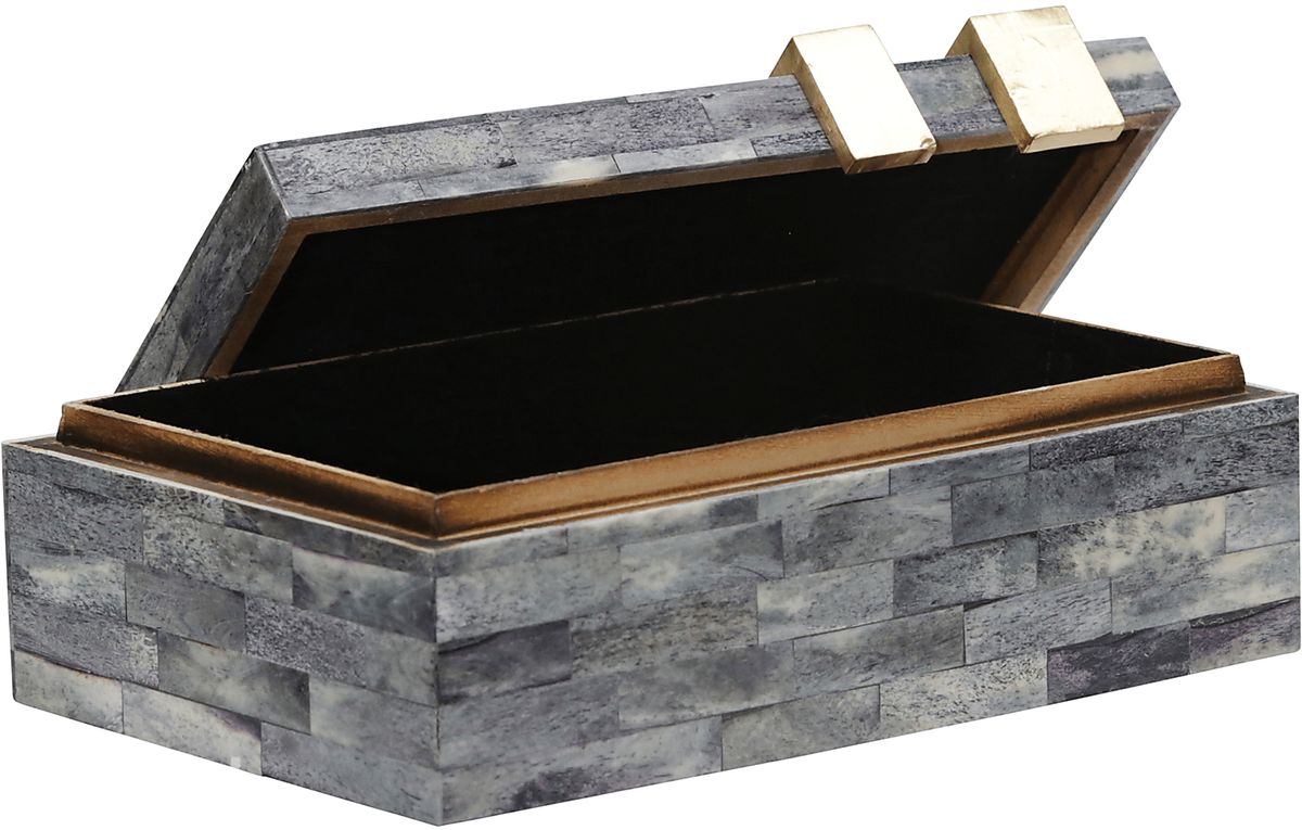 Ryefield Gray Decorative Box | Rooms to Go