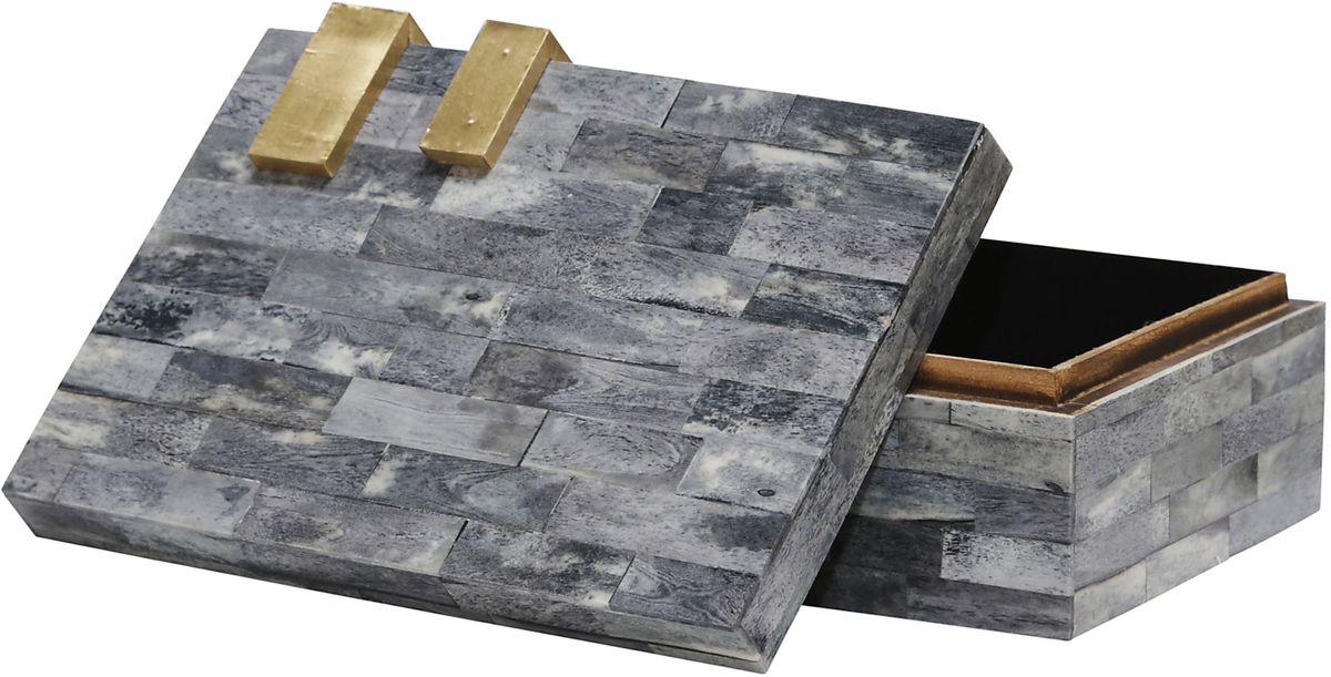 Ryefield Gray Decorative Box | Rooms to Go