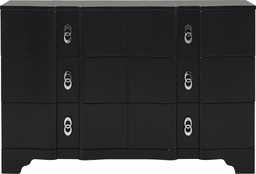 Rylee 5 Pc Black Black,Colors Full Bedroom Set With Mirror, Dresser, 3 ...