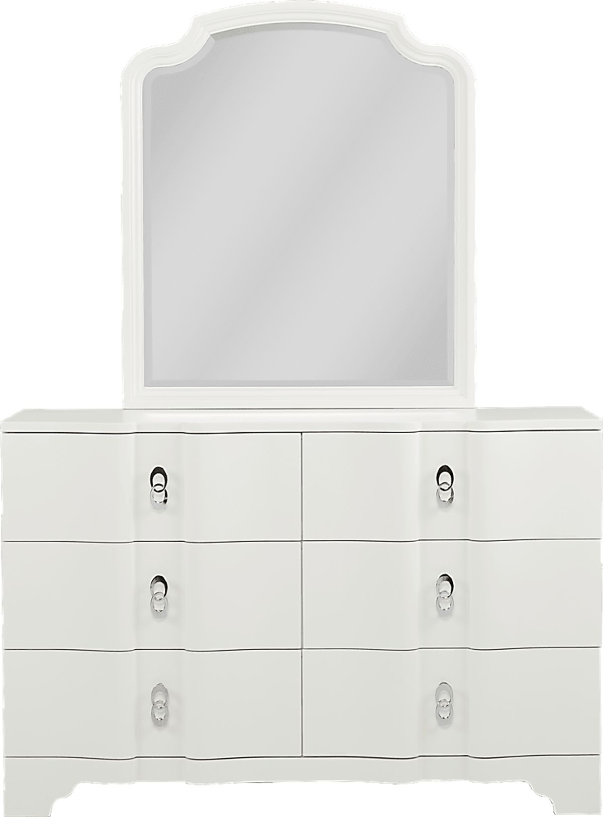 Rylee White Colors,White Dresser & Mirror Set | Rooms to Go