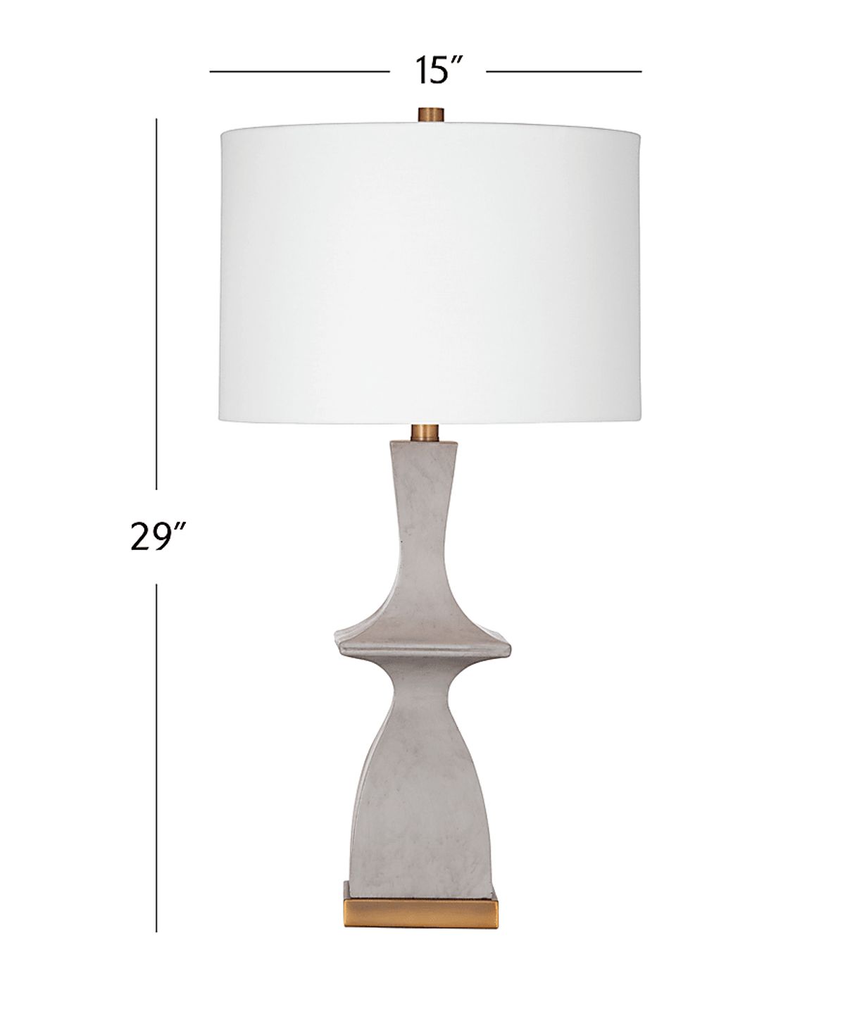Sabak Gate Gray Table Lamp | Rooms to Go
