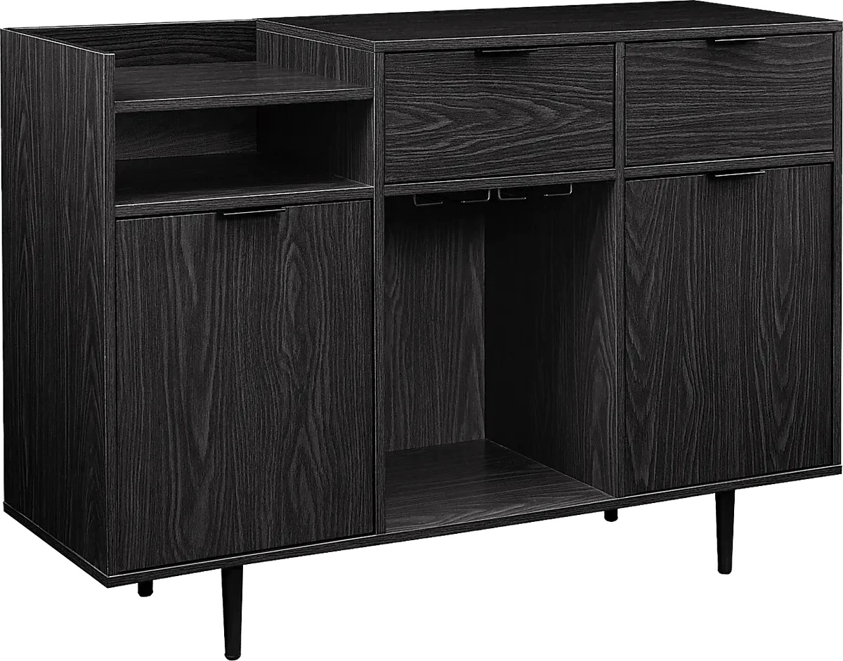 Sagebluff Gray Bar Cabinet | Rooms to Go
