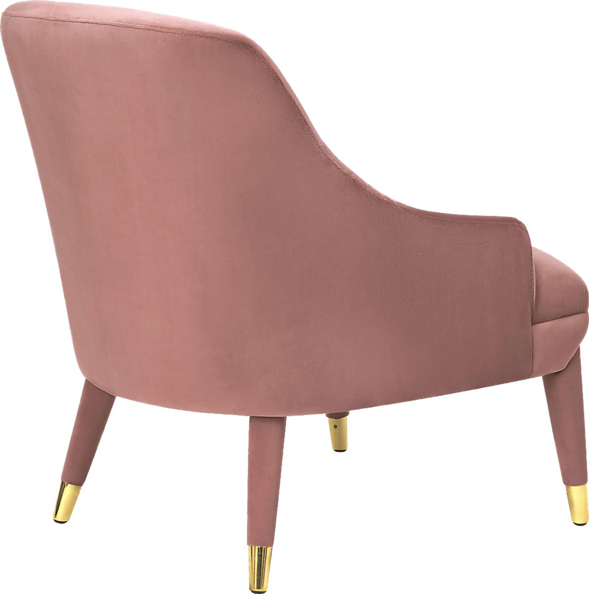 Saida Pink Velvet Plush Accent Chair | Rooms to Go