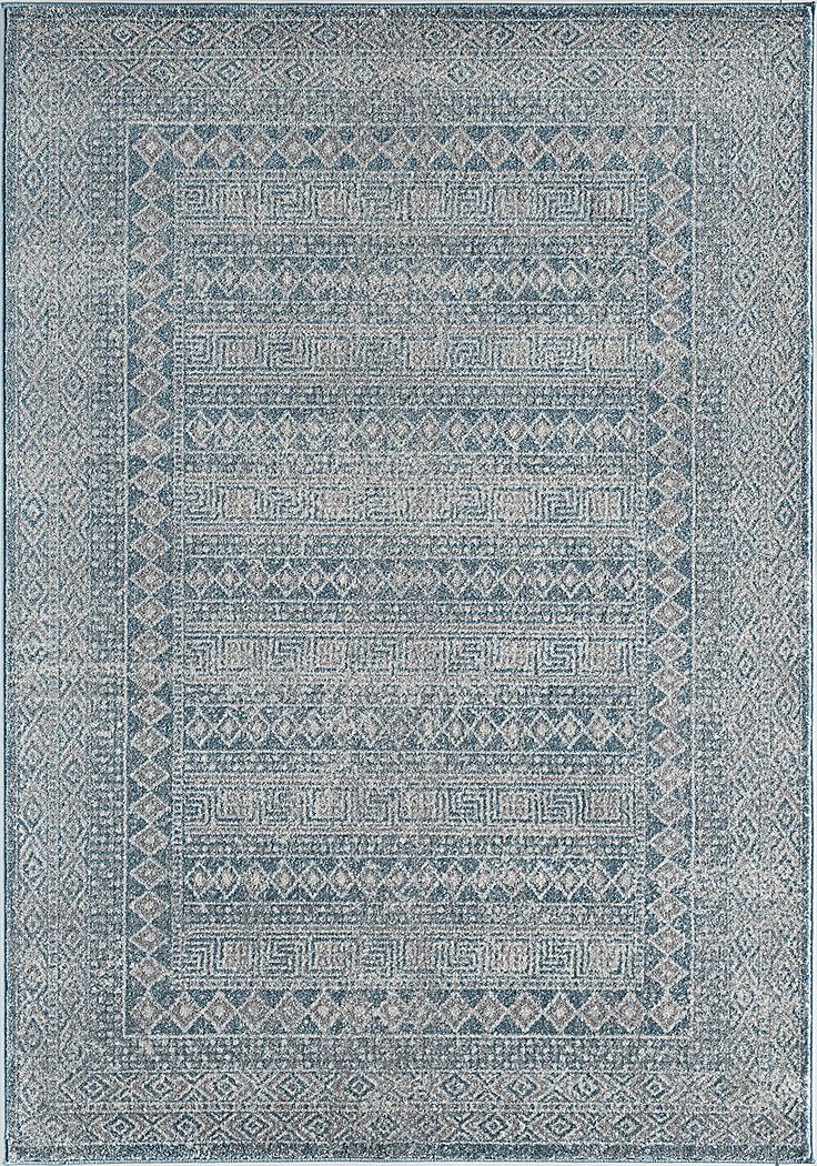 Salatino Blue Rug | Rooms to Go