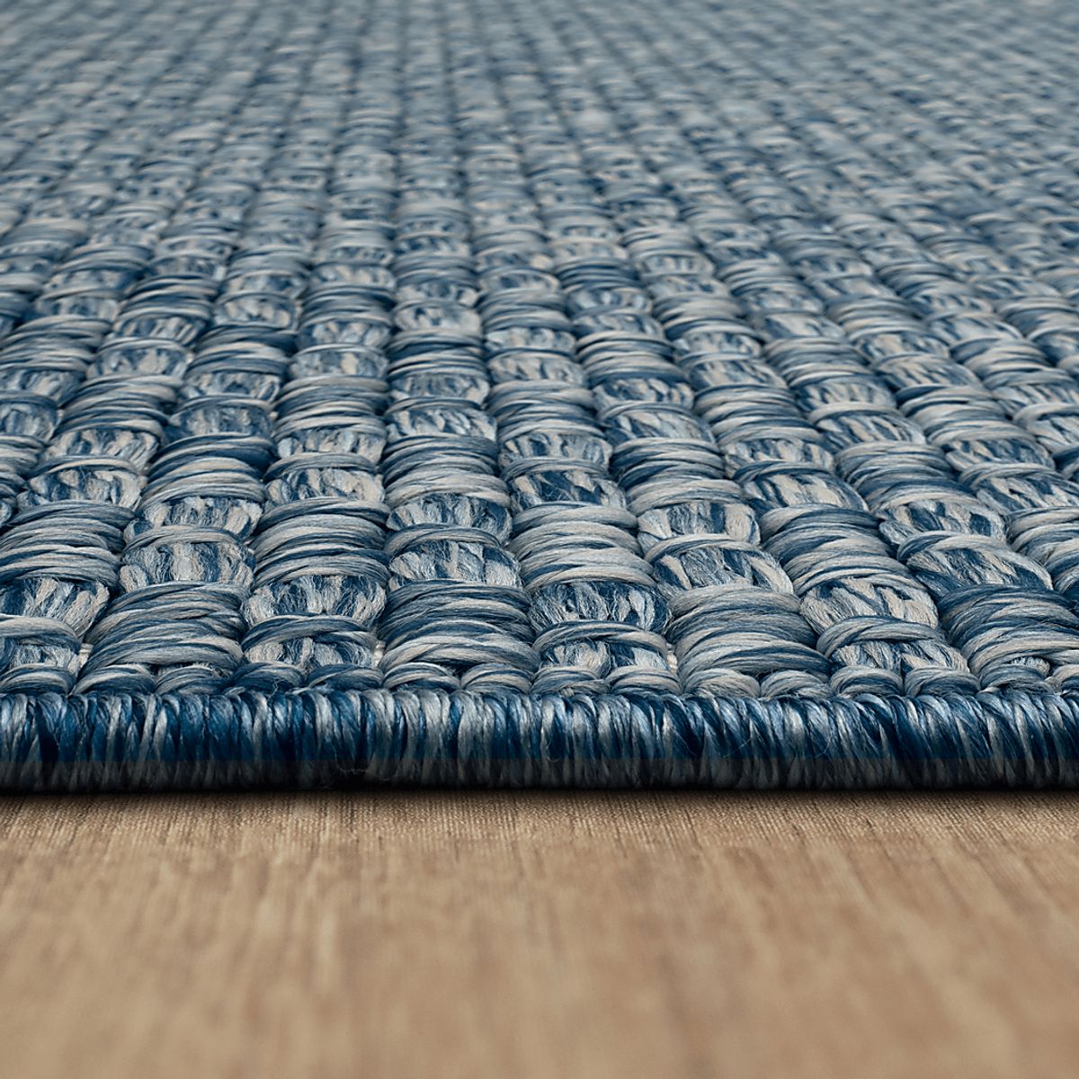 Salt Life Buxlam Bay Blue Outdoor Rugs | Rooms to Go