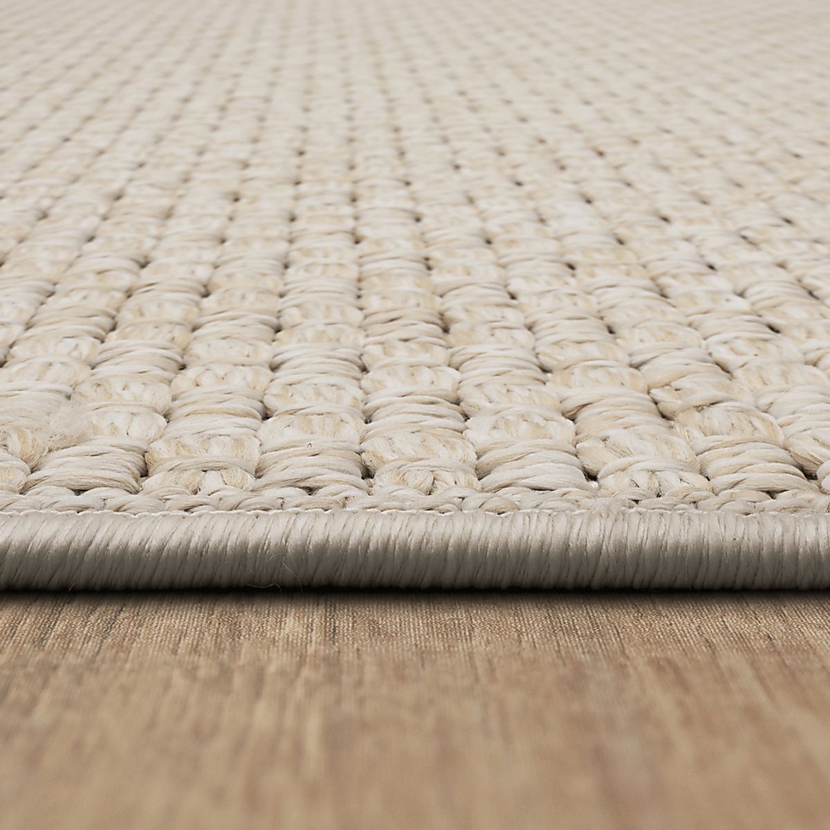 Salt Life Buxlam Bay Cream Beige Outdoor Rugs | Rooms to Go