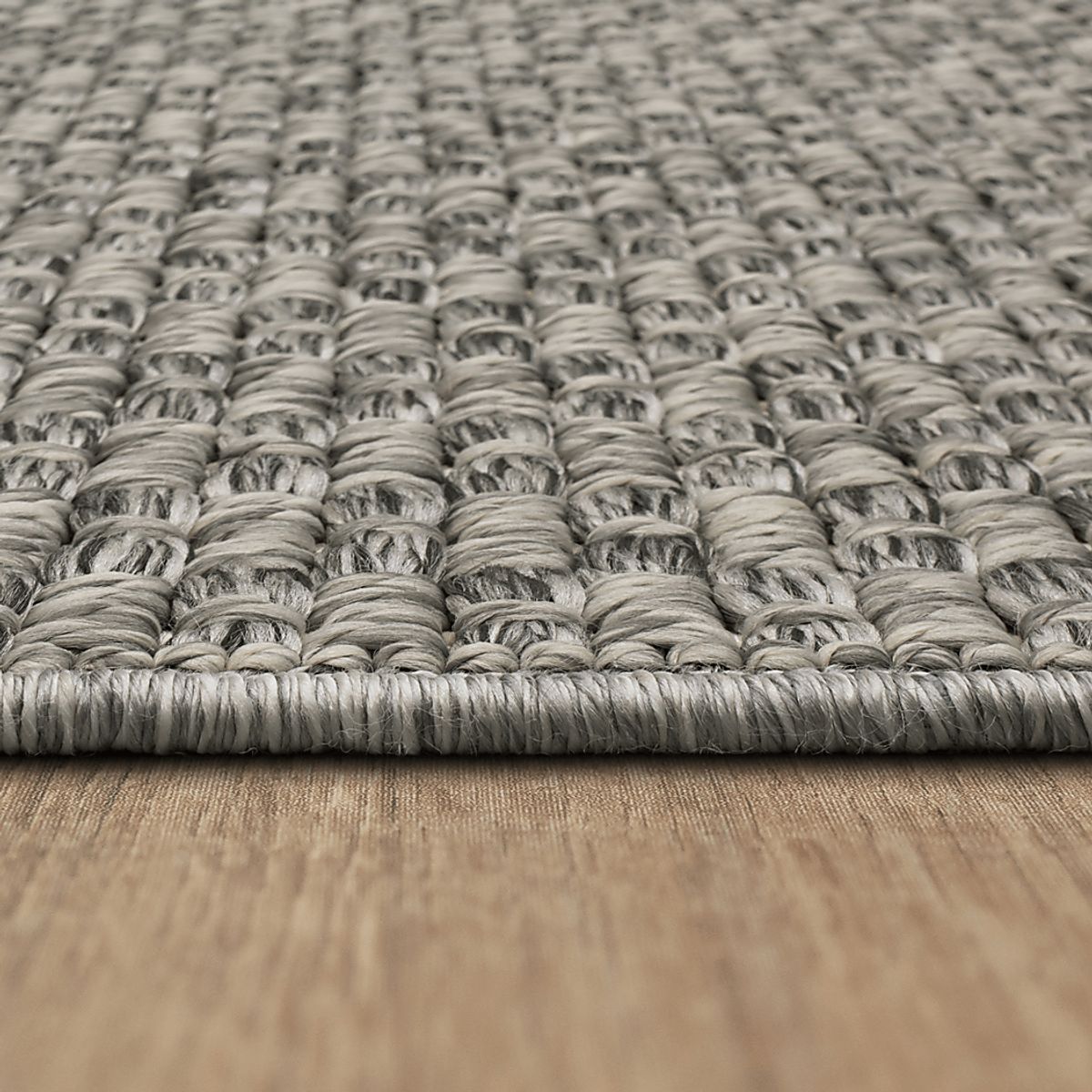 Salt Life Buxlam Bay Gray Outdoor Rugs | Rooms to Go