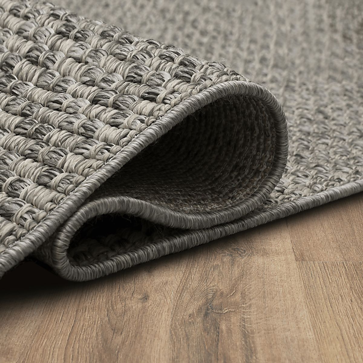 Salt Life Buxlam Bay Gray Outdoor Rugs | Rooms to Go