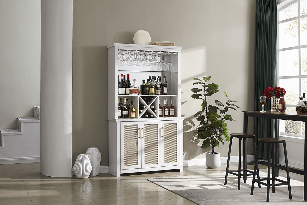 Samovar White Colors,White Server | Rooms to Go