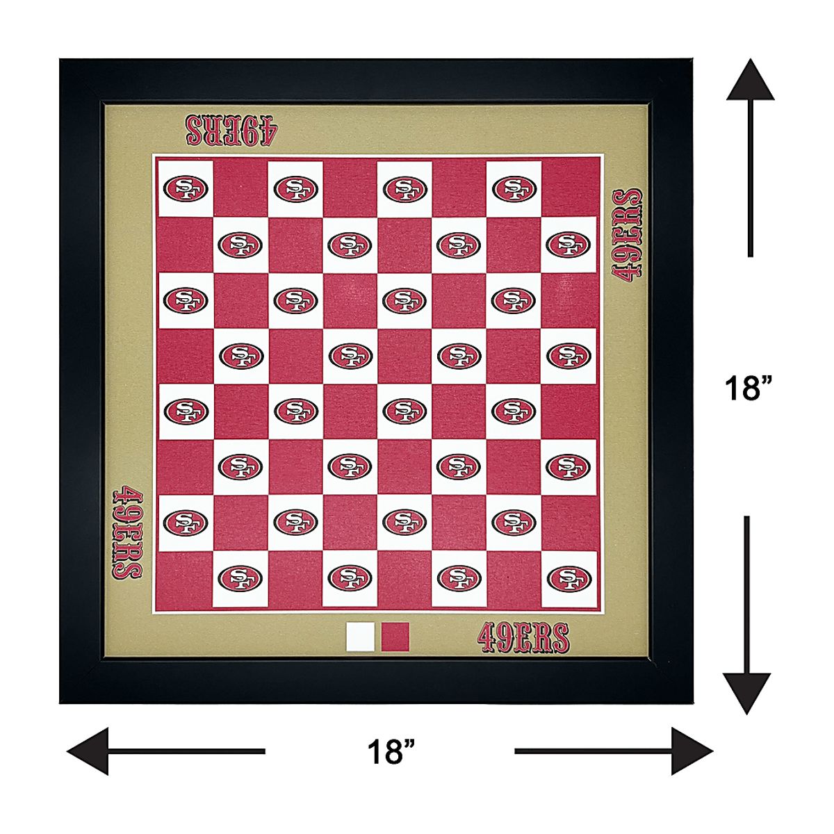 Nfl Magnetic Chess Set Black,Gold,Red Black,Red,Yellow Artwork | Rooms ...