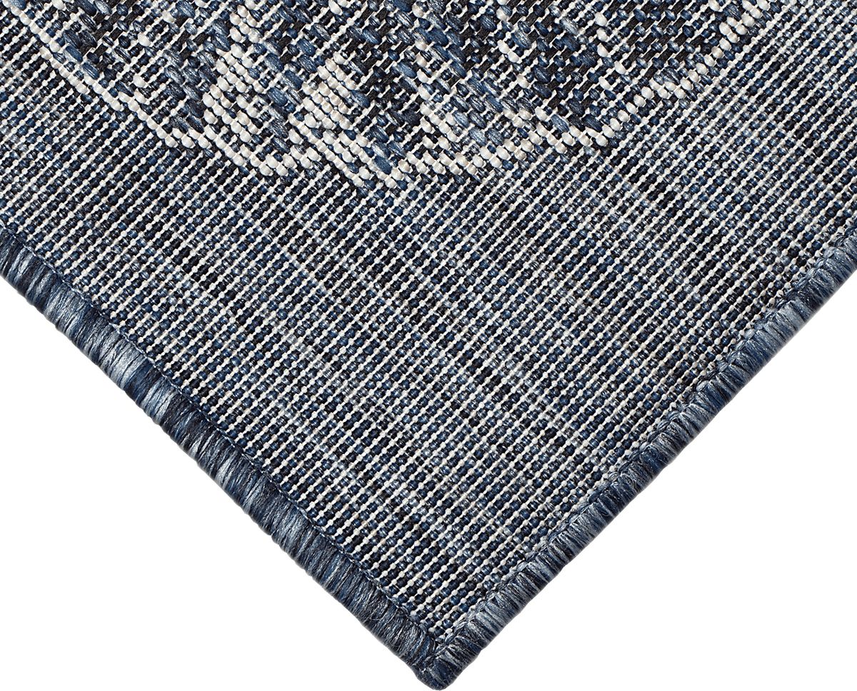 Sandfoot Point Navy Blue Outdoor Rugs | Rooms to Go