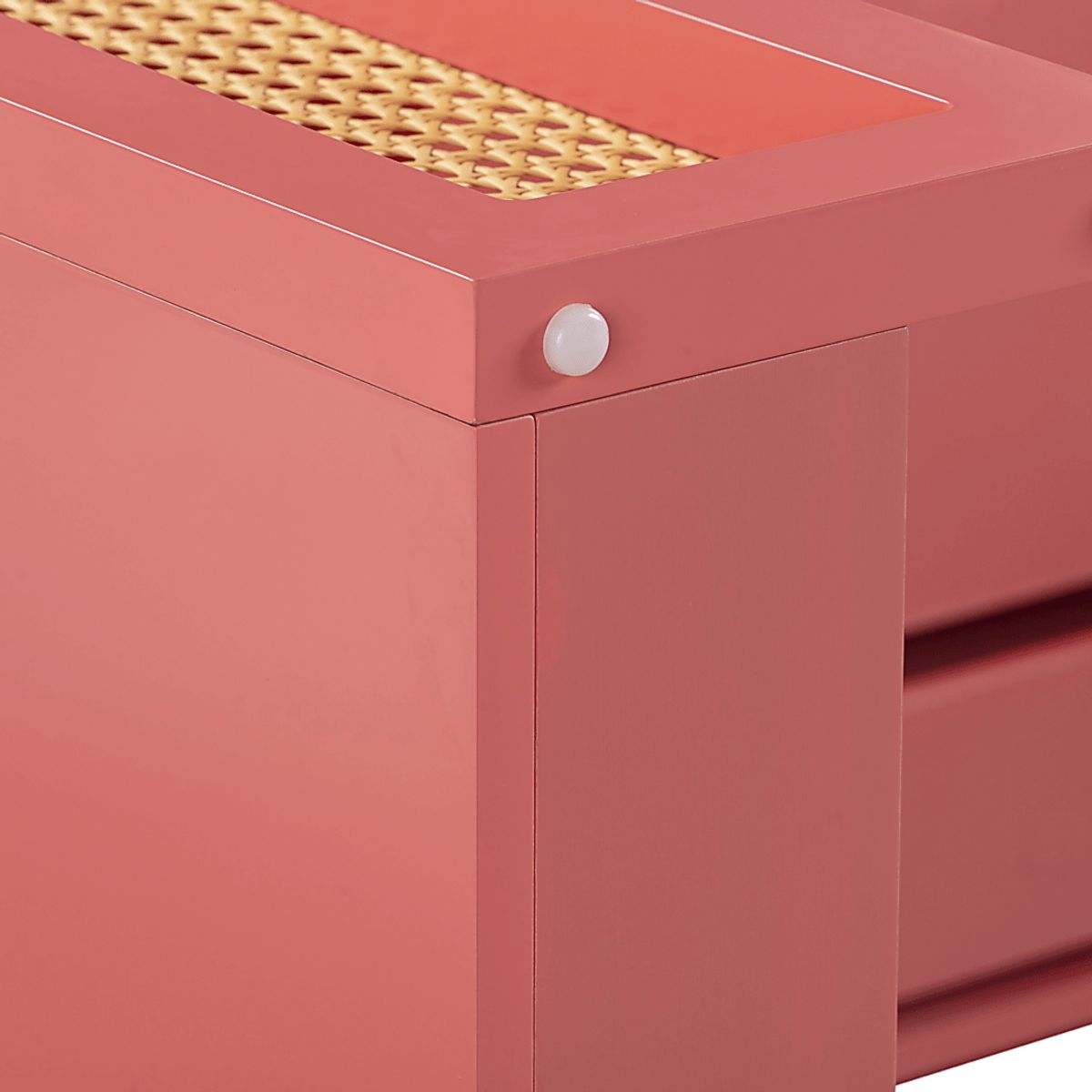 Sandidge Coral Orange Desk | Rooms to Go