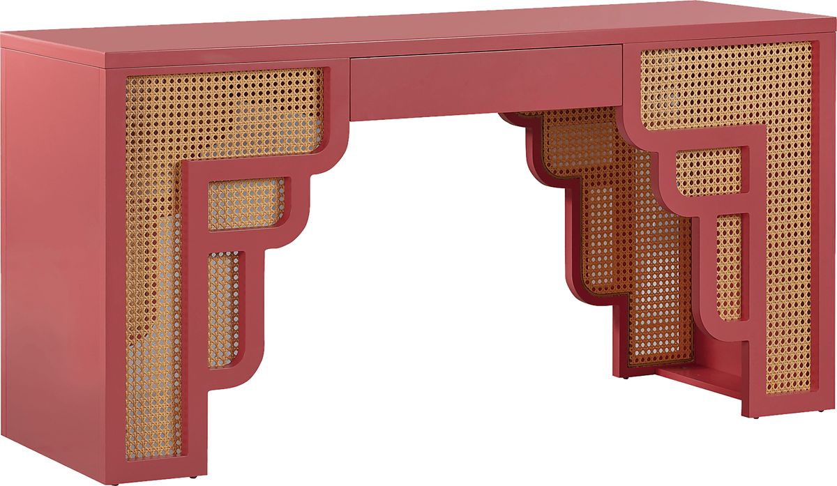 Sandidge Coral Orange Desk | Rooms to Go